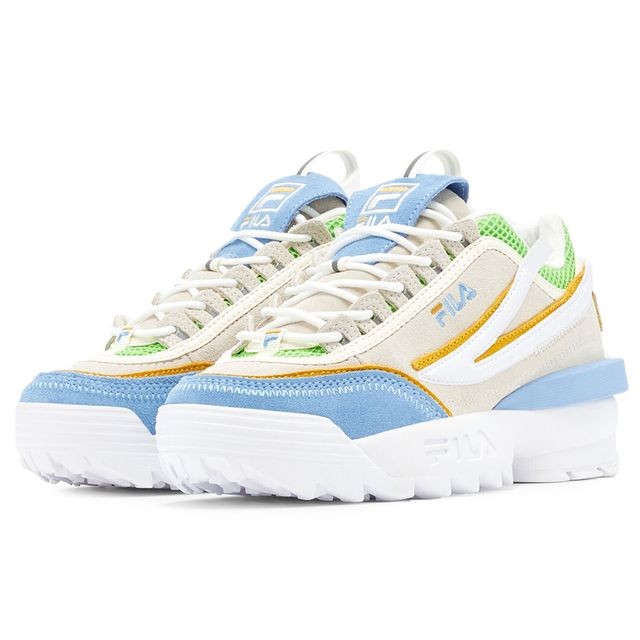 Fila Disruptor II Exp 5XM01543-143 Womens Gray Lifestyle Sneakers Shoe